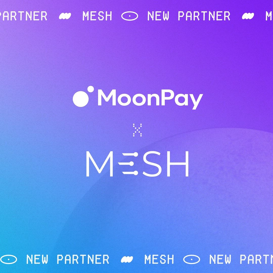 MoonPay partners with Mesh - MoonPay